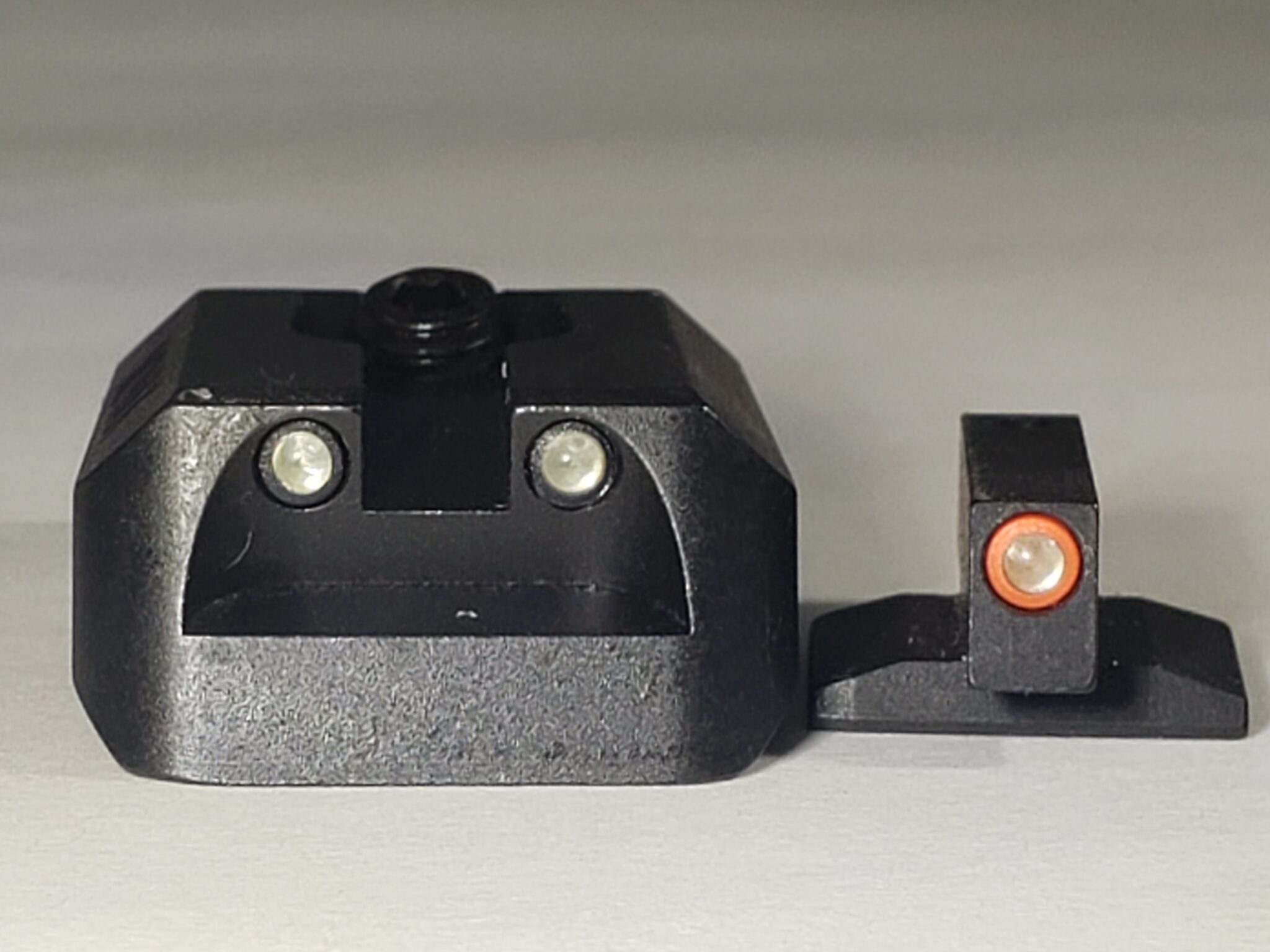 NOVAK'S Tritium sights W/orange outline front - American Gun Parts